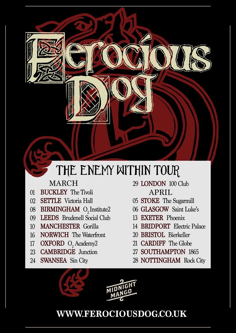 ferocious dog - Latest Music News + Gig Tickets From Get To The Front ...